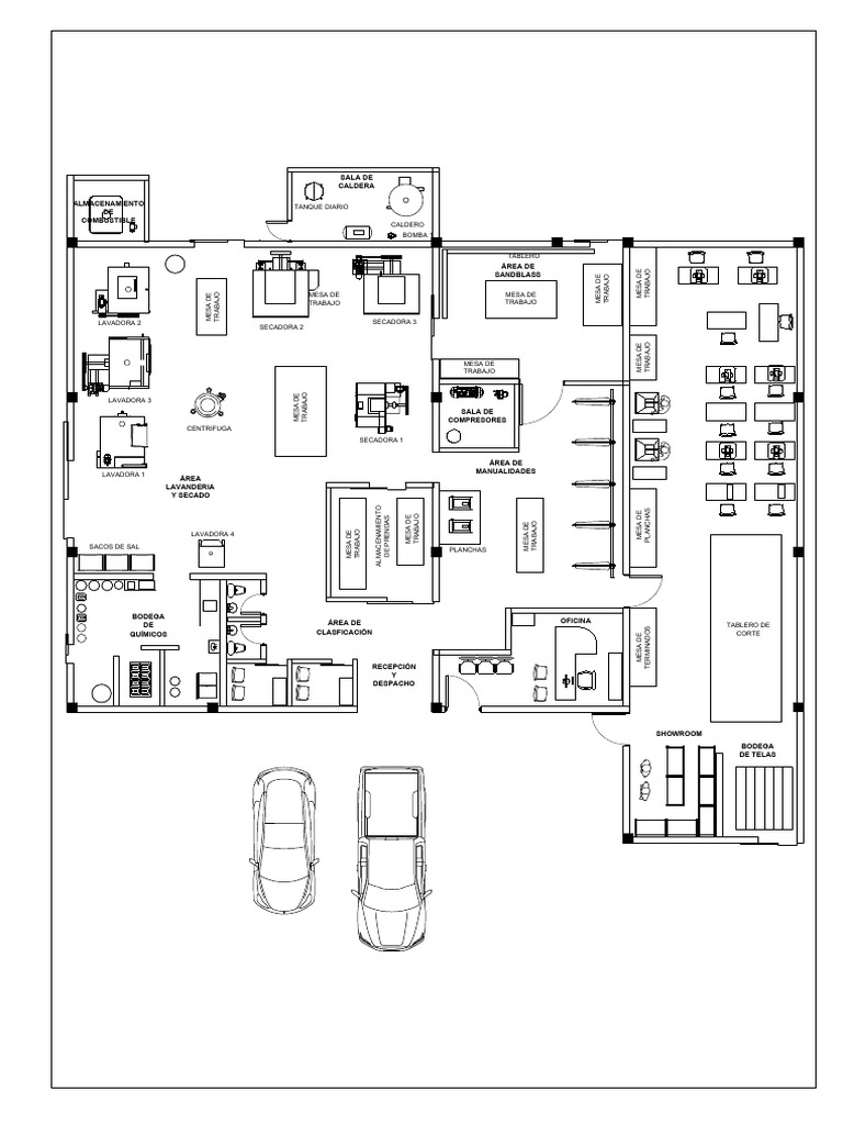 Layout de Lavanderia Ejemplo | PDF