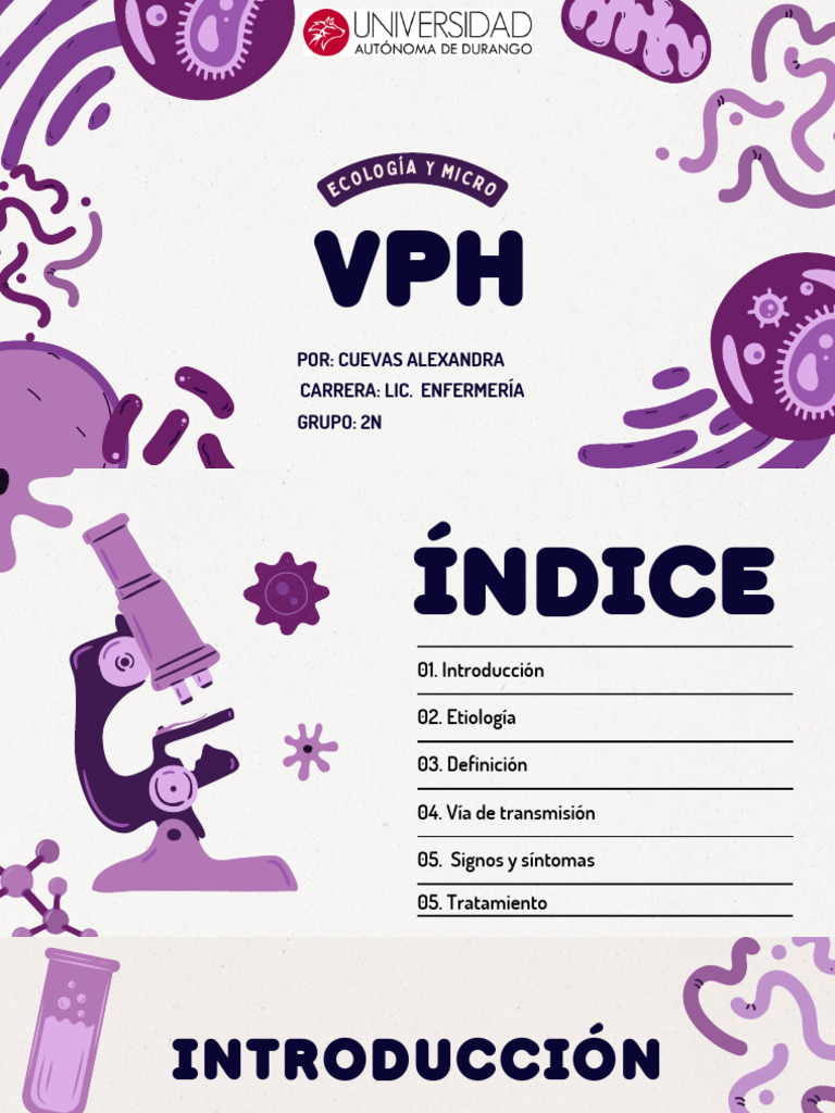 Presentación VPH Básica | PDF | Virus | Biología