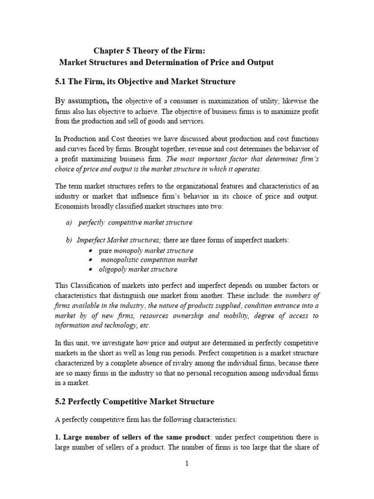 Chapter 4 | PDF | Perfect Competition | Profit (Economics)