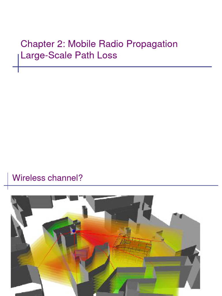Chapter 2 Large Scale | PDF | Radio | Radio Propagation