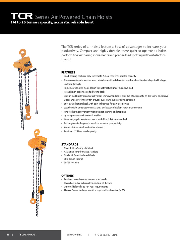 TCR - Kito Canada | PDF