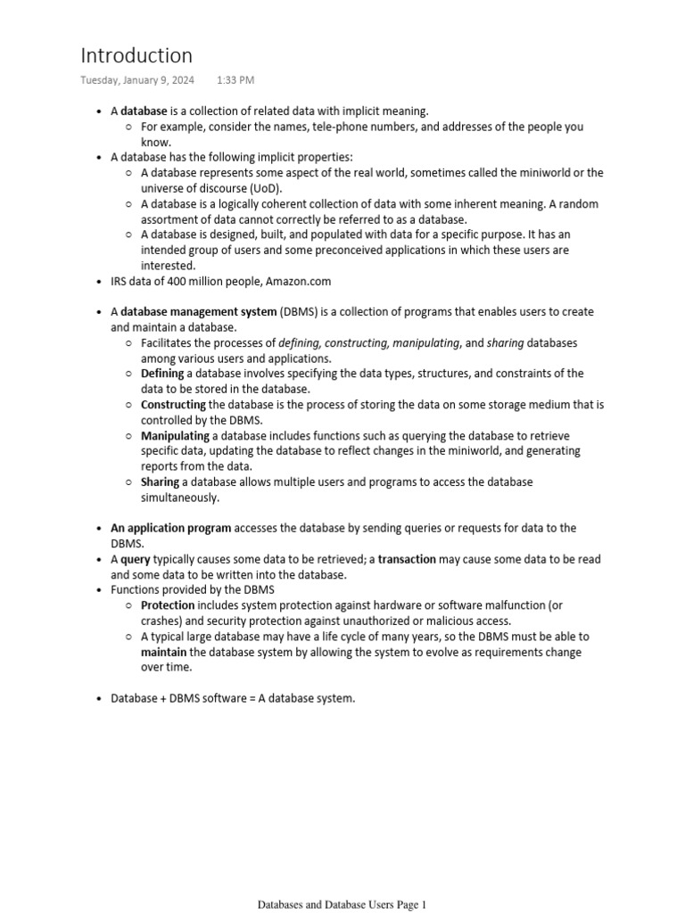 Databases And Database Users Pdf Databases Database Transaction