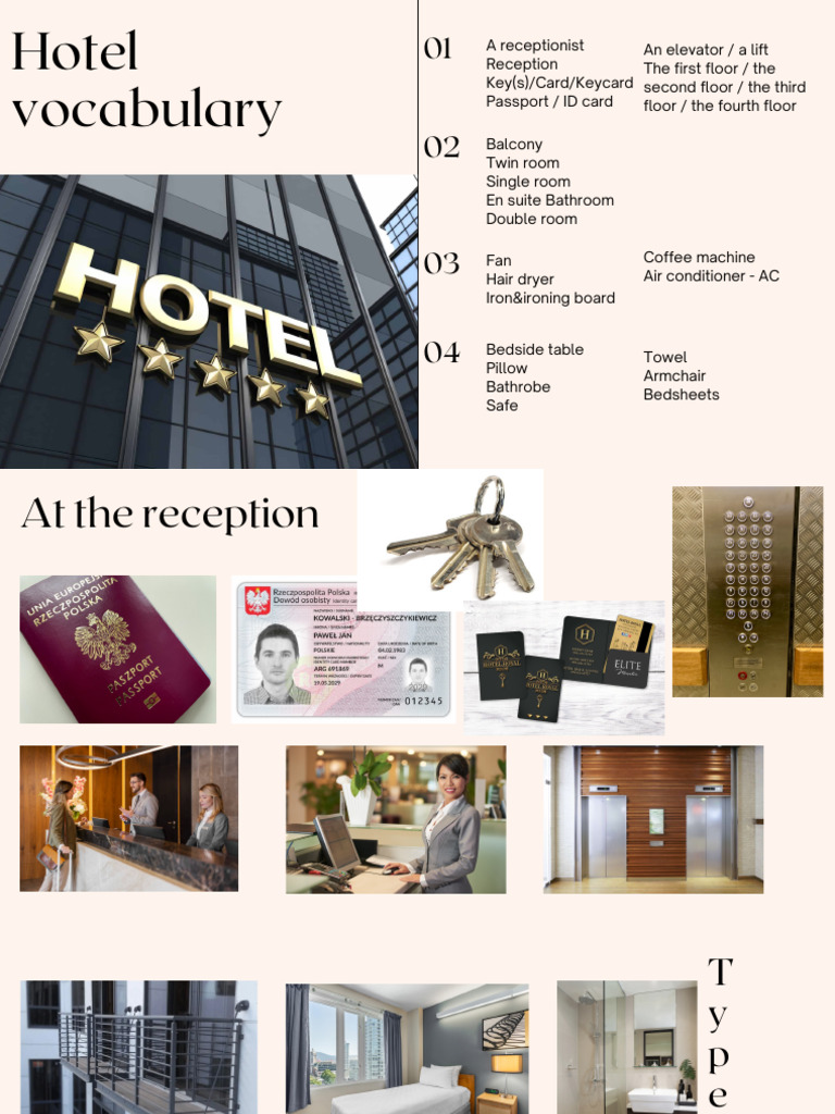 Hotel Vocabulary Guide | PDF