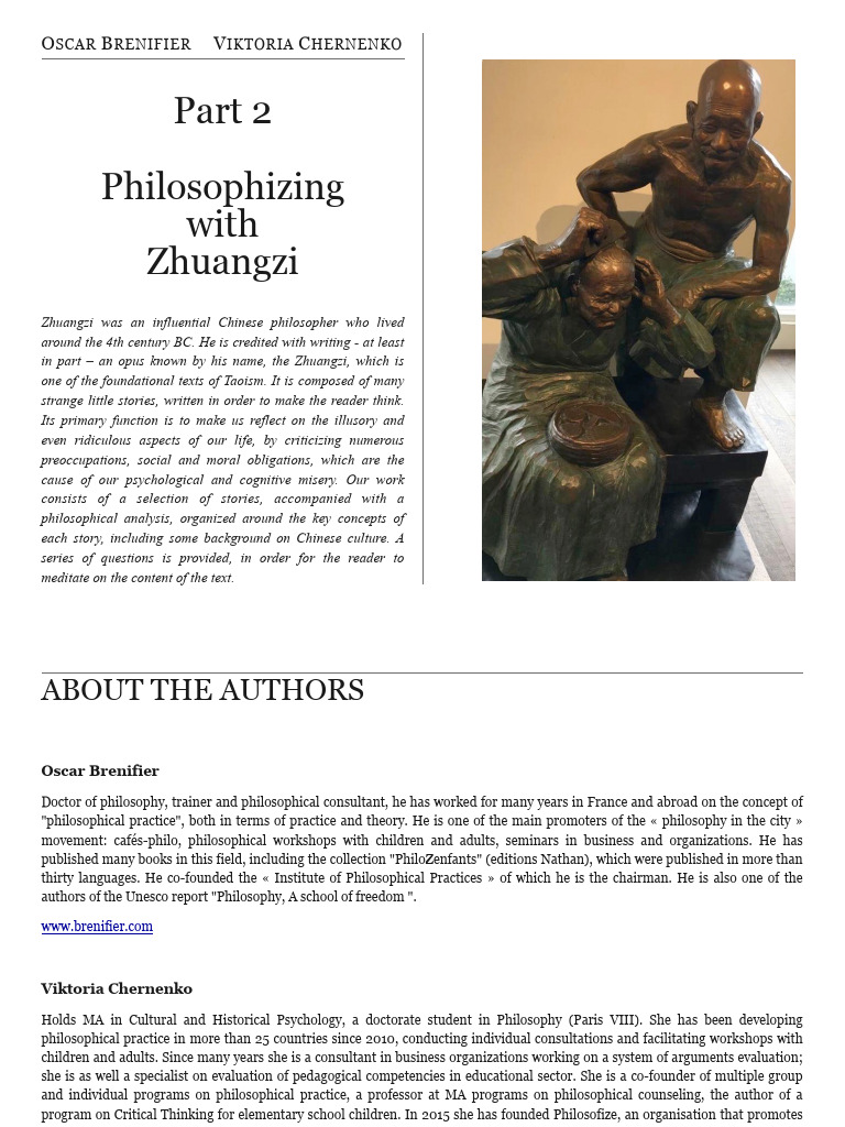 2 Philosophizing With Zhuangzi Final 26101 | PDF | Confucianism | Tao