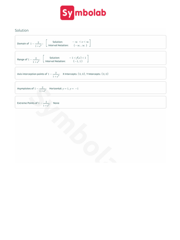 Symbolab - Solutions | PDF