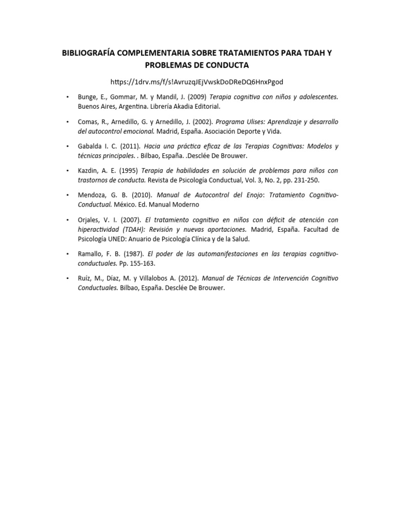 Bibliografía Complementaria No Obligatoria | PDF