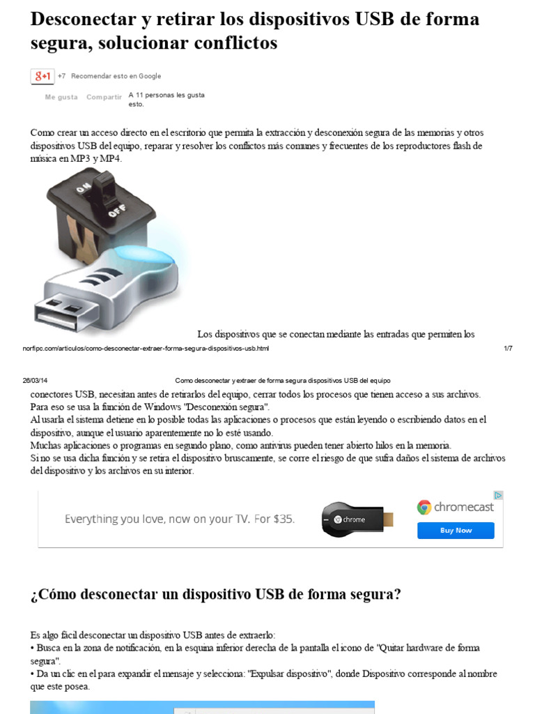 Como Desconectar y Extraer de Forma Segura Dispositivos USB Del Equipo ... Como Desconectar y Extraer de Forma Segura Dispositivos USB Del Equipo ...