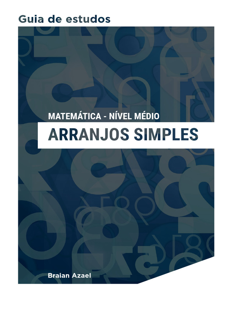 Arranjos Simples em Matemática Médio | PDF | Matemática | Permutação
