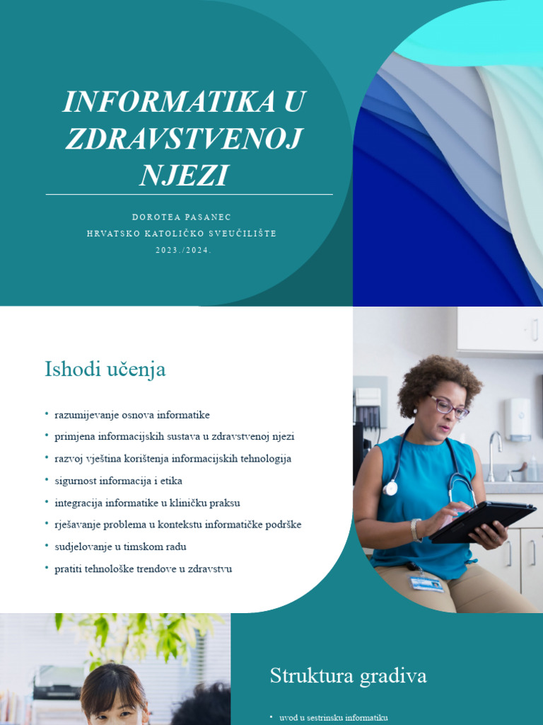 Informatika U Zdravstvenoj Njezi | PDF