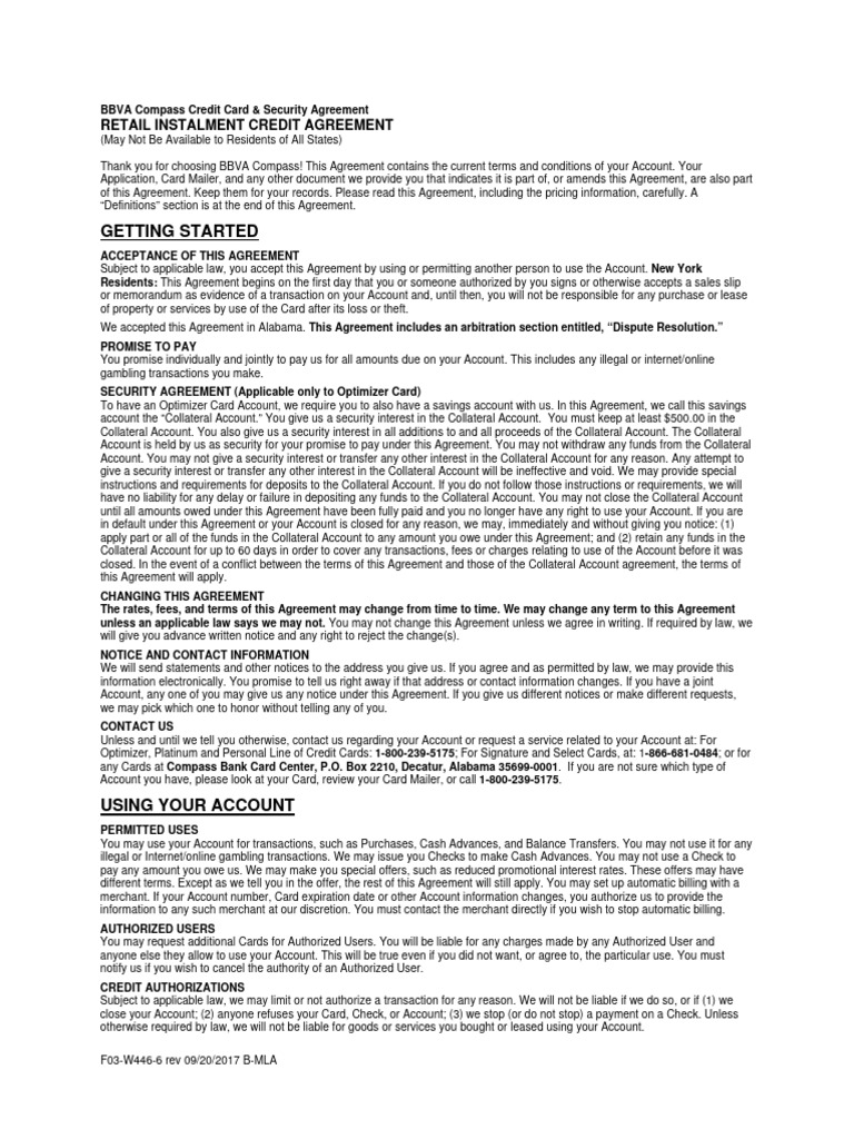 Rewards_Credit_Card_Agreement | PDF | Credit Card | Arbitration