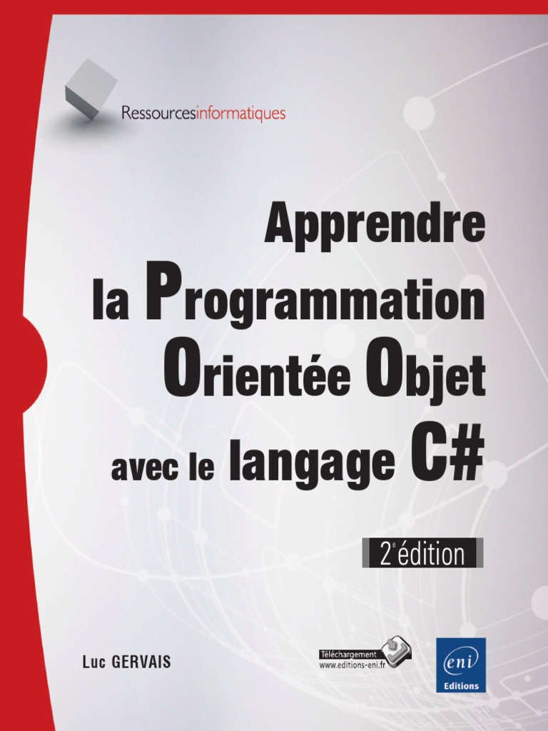 Apprendre la POO avec C# | PDF | Classe (informatique) | C# (Langage de ...