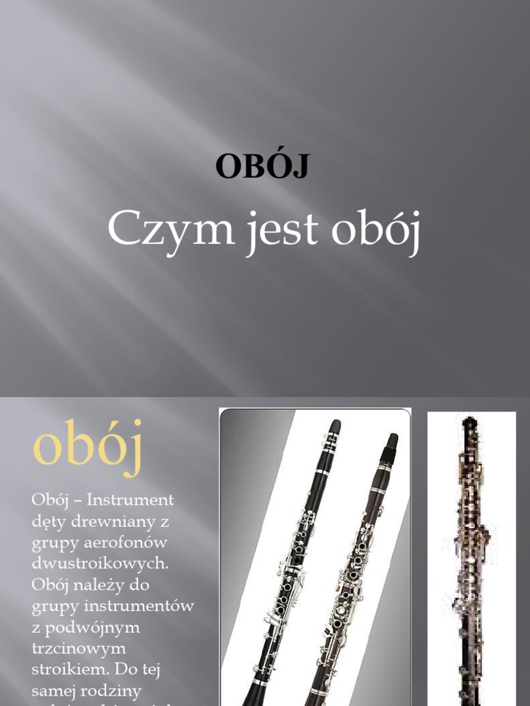 Czym jest obój | PDF