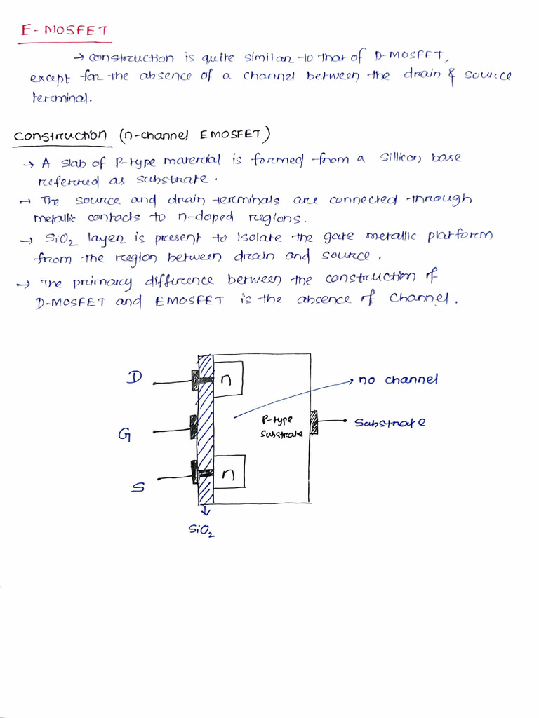 Emosfet - 1 | Download Free PDF | Field Effect Transistor | Mosfet