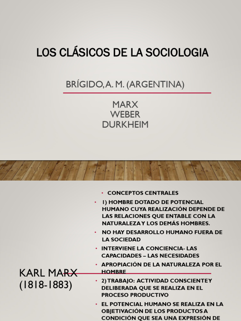 Los Clásicos de La Sociología | PDF | Sociedad | Meritocracia