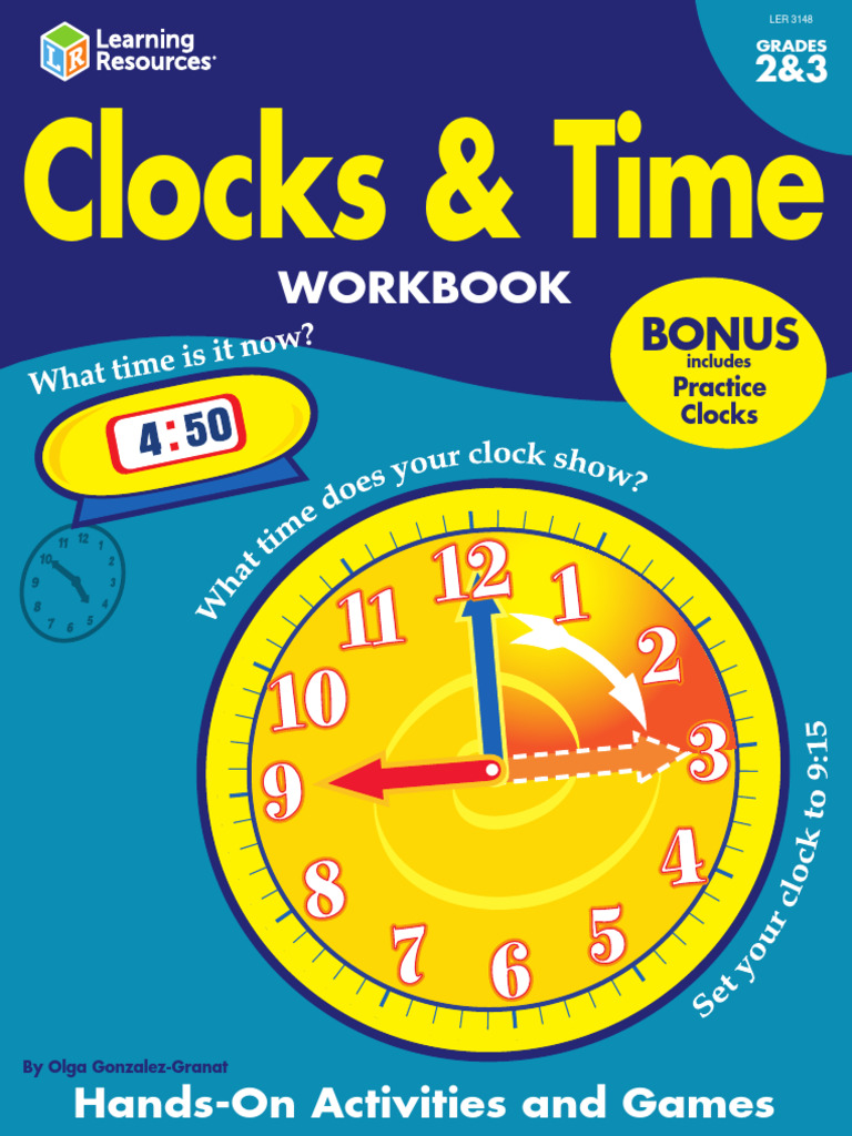 Clocks and Time Workbook | PDF | Clock