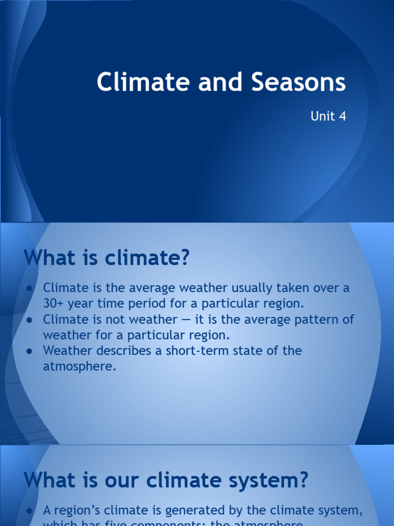 Climate Basics for Students | PDF | Earth Sciences | Climate Change