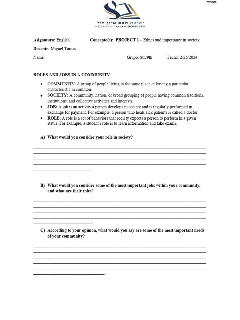 8TH 9TH Grade Practice 2 2262024 | PDF | Target Audience | Human ...