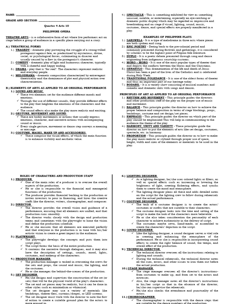 Arts Module | PDF | Performing Arts | Entertainment