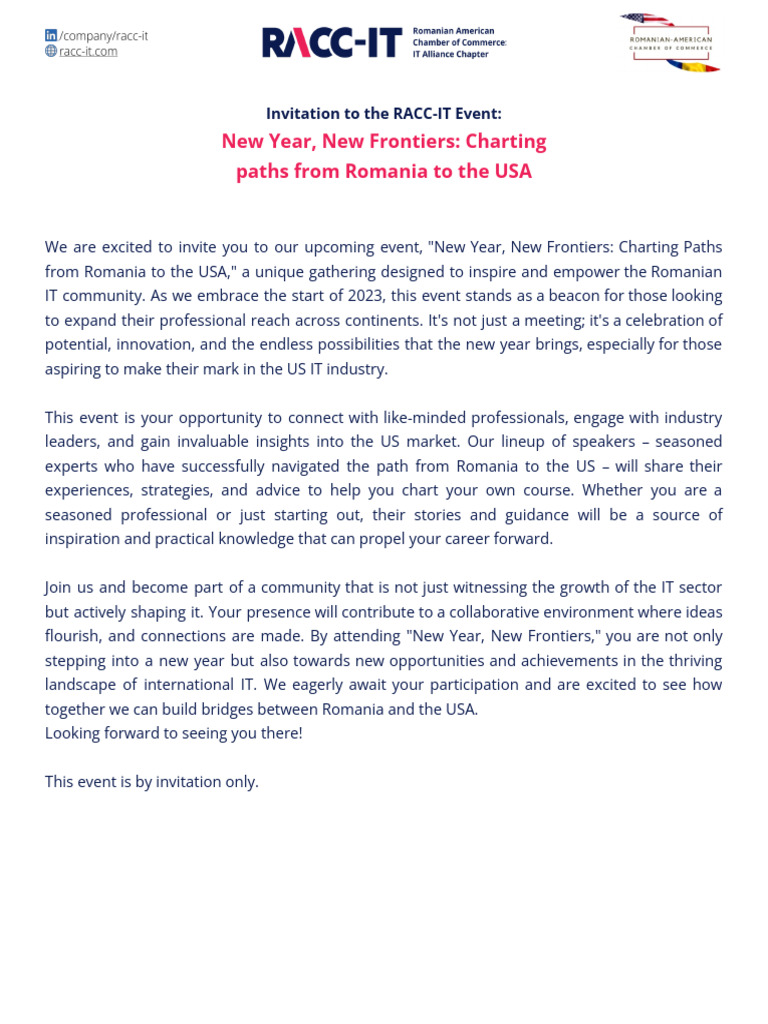 RACC IT January 18th - Meeting Invite | PDF