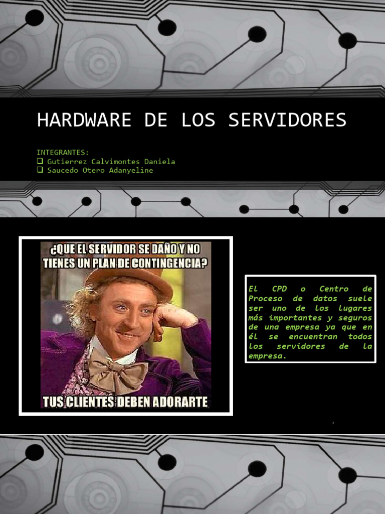 Tema 2 Hardware de Los Servidores | PDF | Servidor (Computación) | Microprocesador