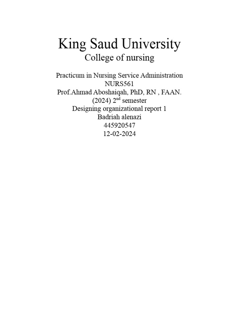 King Saud University | PDF | Hierarchy | Abdullah Of Saudi Arabia