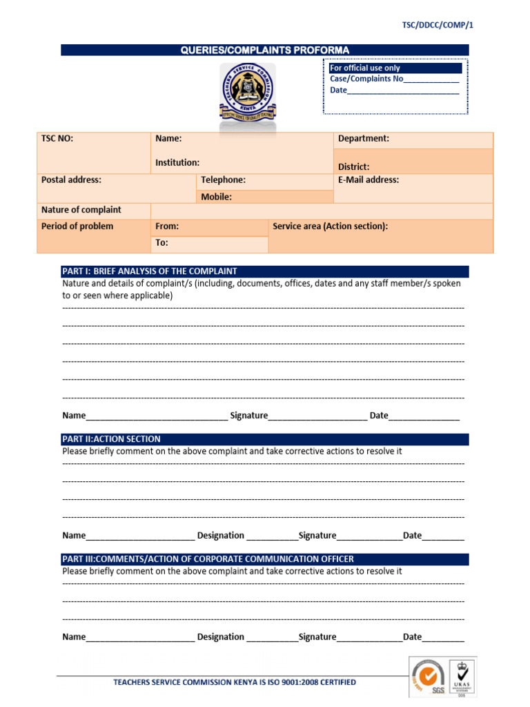 Complaint Form | PDF | Telecommunications