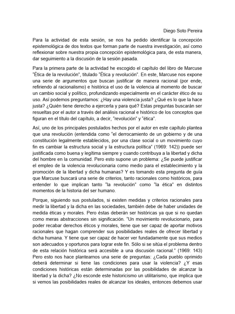 Ejercicio 2 Seminario Campo 3 Favela. | PDF | Teoría | Realidad