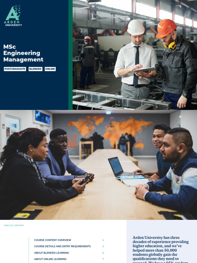MSC Engineering Management Course Brochure | PDF | Agile Software Development | Big Data