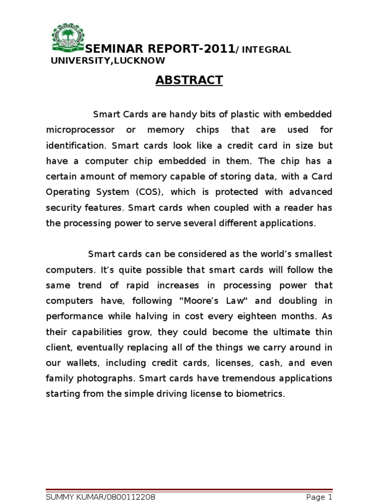 An In-Depth Analysis of Smart Cards: Tracing the Evolution ...