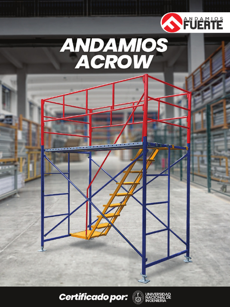 Catalogo Andamio Acrow Certificado | PDF