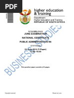 n1350 Public Administration n4 QP Nov 2024 | PDF | Governance | Justice