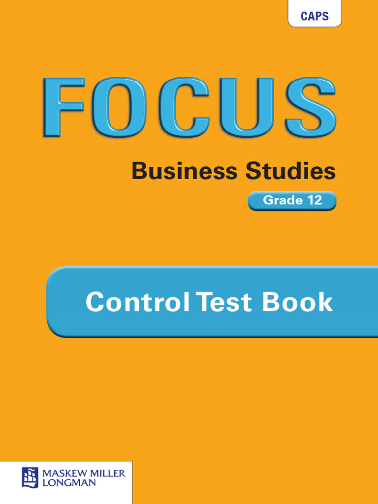Grade 12 Business Studies Control Test | PDF | Copyright Infringement ...