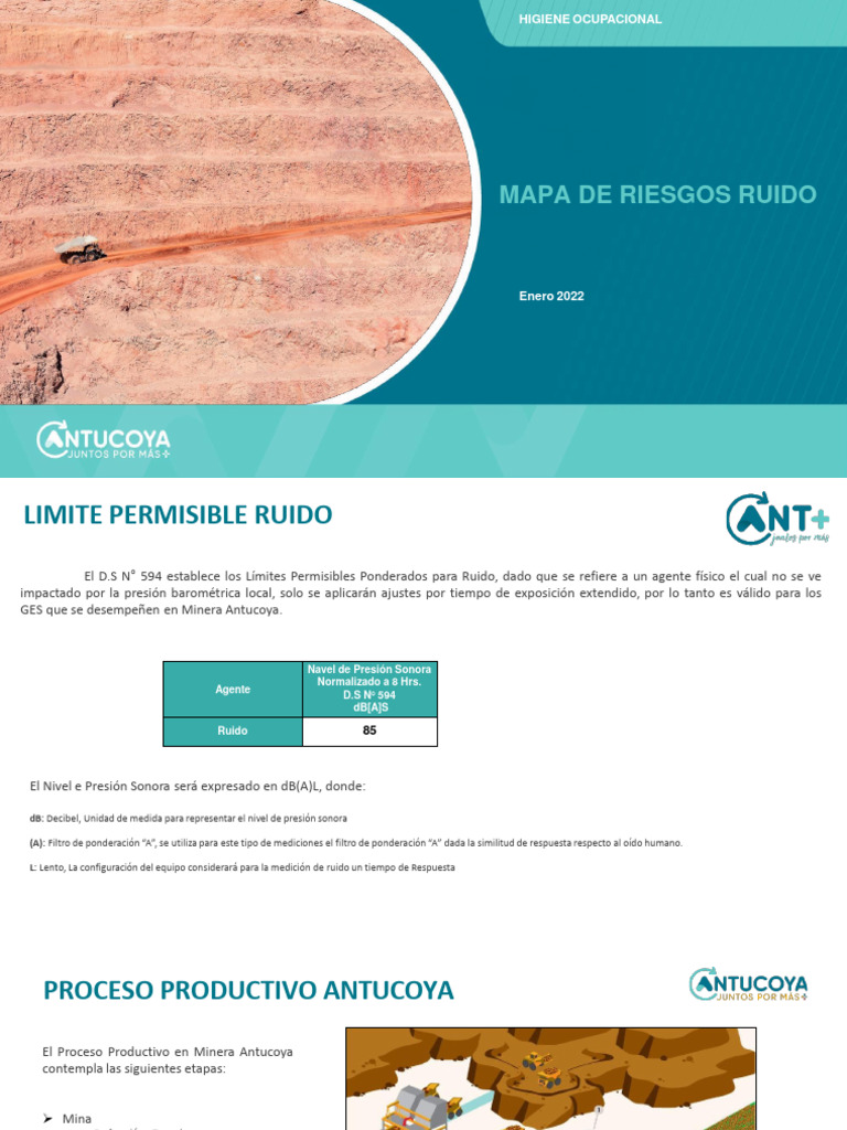 Mapa de Riesgo Ruido | PDF | ruido | Decibel