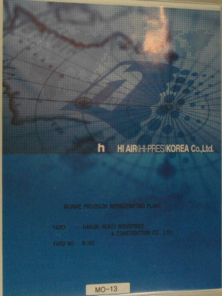Marine Refrigeration Plant Overview | PDF | Air Conditioning ...