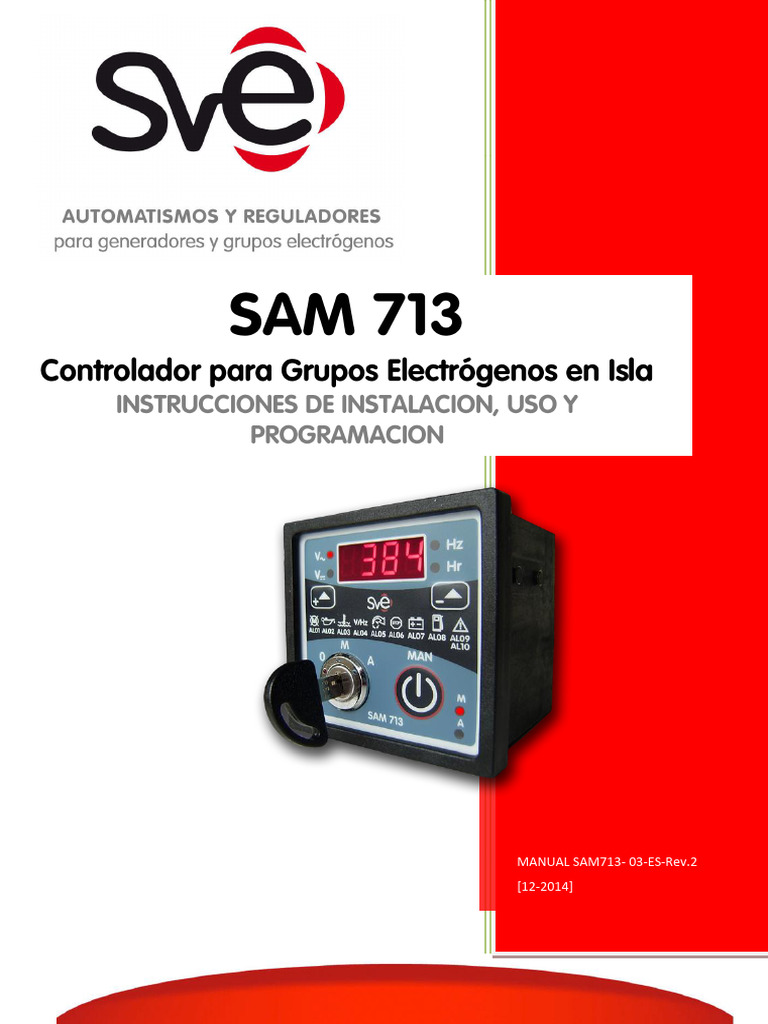 Manual SAM 713: Instalación y Uso | PDF