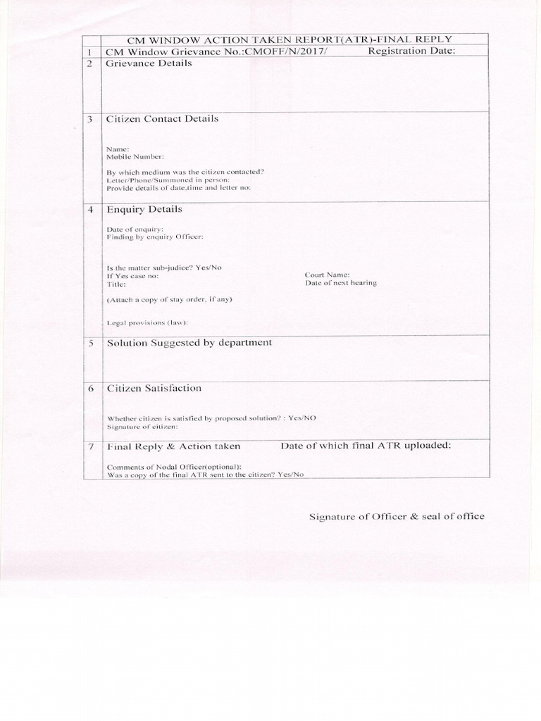 Atr Performa for Cm Window (1) | PDF