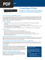 Poweredge r660 Spec Sheet | PDF | Solid State Drive | Computing