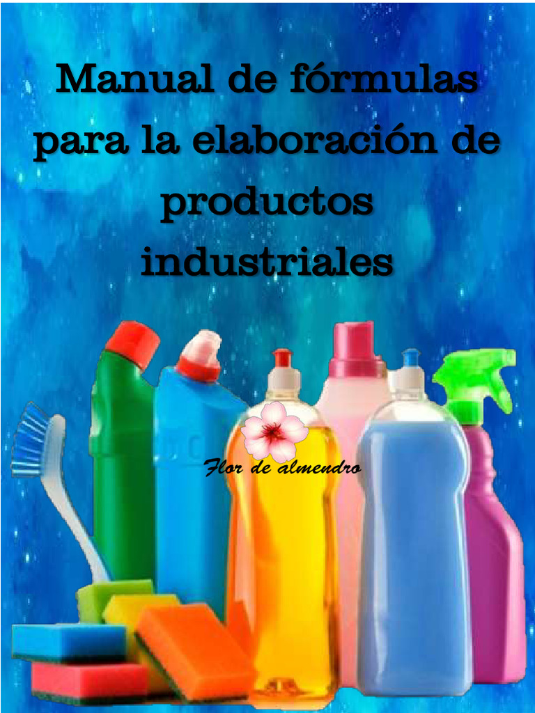 Fórmulas para Productos Industriales | PDF | Detergente | Agua
