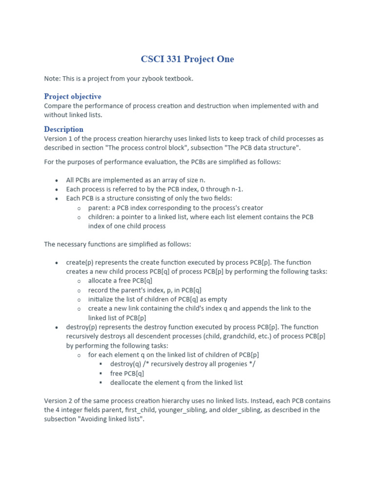 CSCI 331 Project One | PDF | Cloud Computing | Computer Programming CSCI 331 Project One | PDF | Cloud Computing | Computer Programming