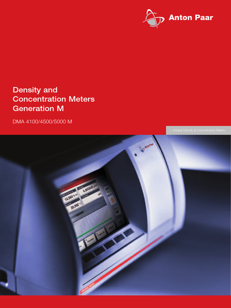 Densimetros Anton Paar | PDF