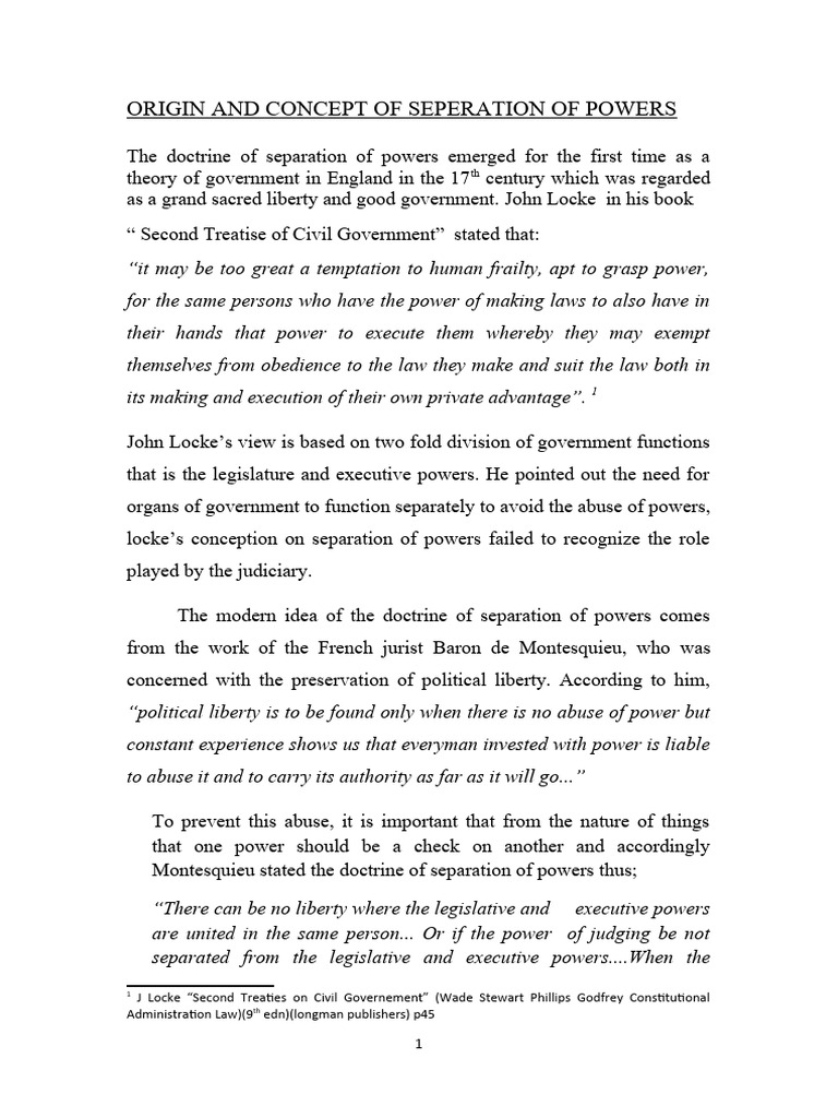 Barr Chioma Constitutional Law Note For Year 2-1 | PDF | Separation Of Powers | Rule Of Law