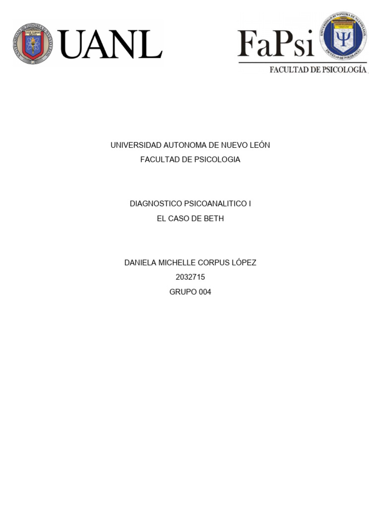 Atc - 1 Diag - Psic | PDF | Trauma psicólogico | Psicopatía