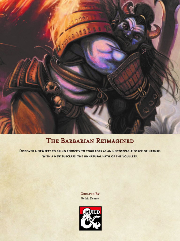 Barbarian Variant v5 2 | PDF