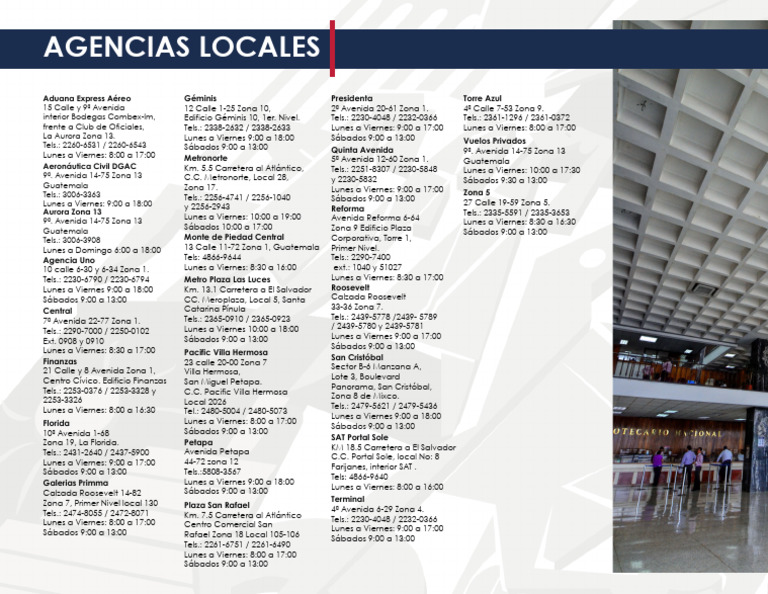 Directorio de Agencias Locales en Guatemala | PDF