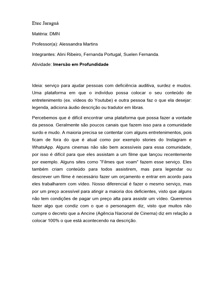 Atividade 1 | PDF | Carreira e Crescimento