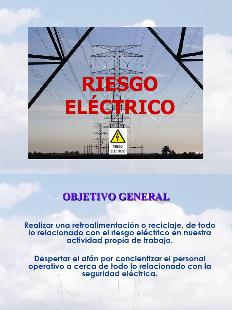 1. Riesgo Electrico | PDF | Electromagnetismo | Ingenieria Eléctrica