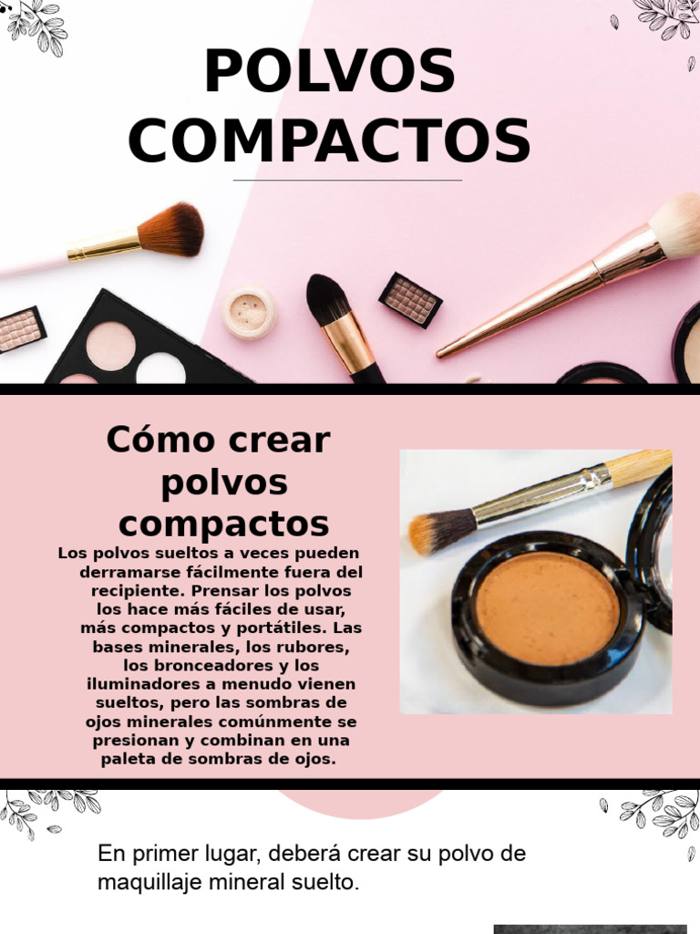 Cómo Hacer Polvos Compactos de Maquillaje | PDF | Petróleo | Etanol