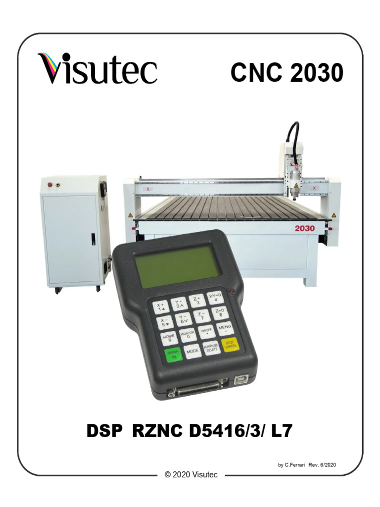 Manual DSP CNC 2030 Visutec Jun - 2020 | PDF | Menu (Computing) | Computer File