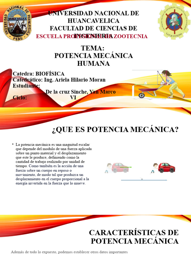 Potencia Mecánica Humana Yan Marco | PDF