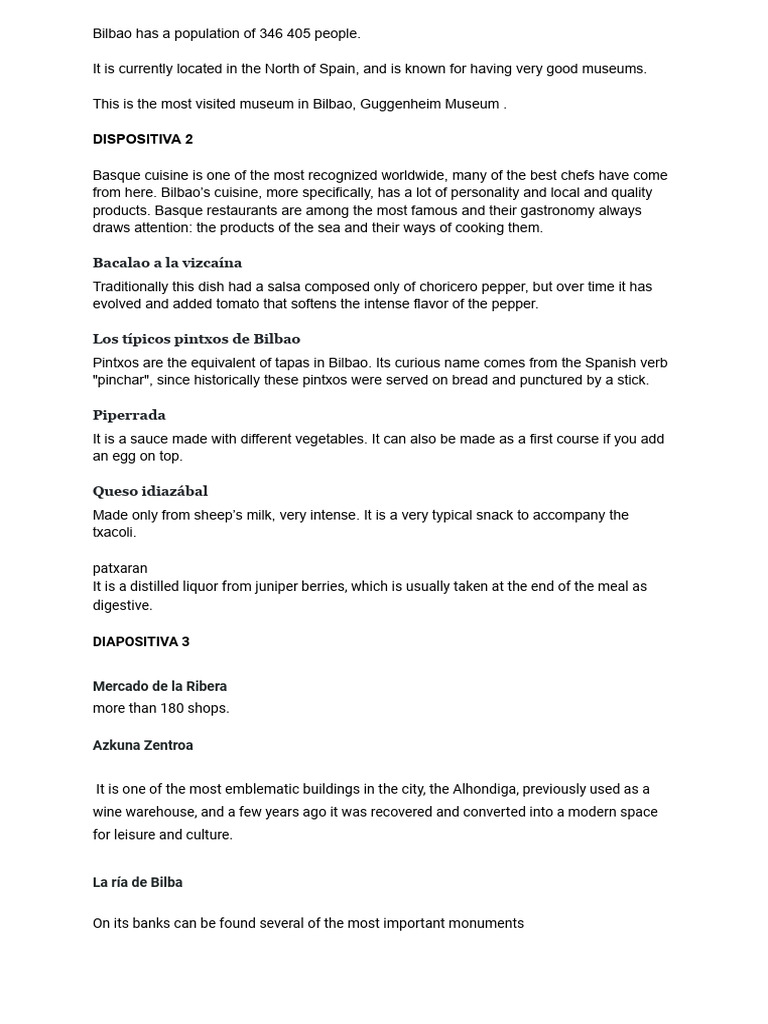 Bilbao | PDF